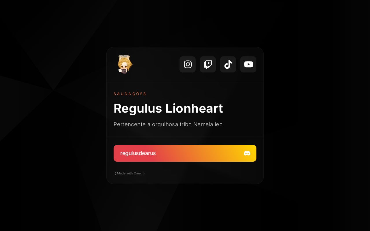 Regulus Card